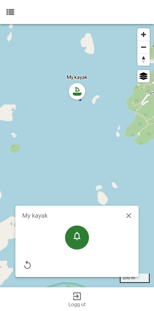 APEXA.LINK movement direction arrow indicator